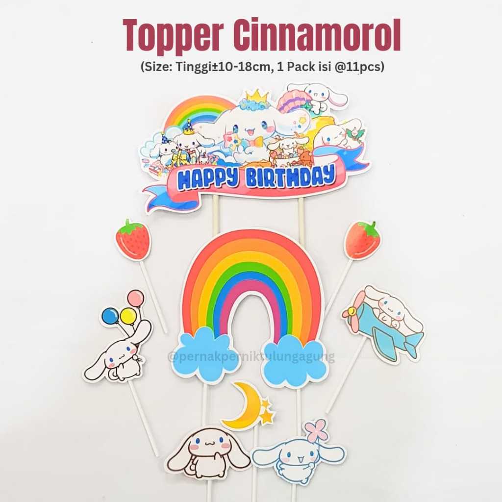 Jual Topper Sanrio - Dekorasi Kue - Hiasan Kue Sanrio | Shopee Indonesia