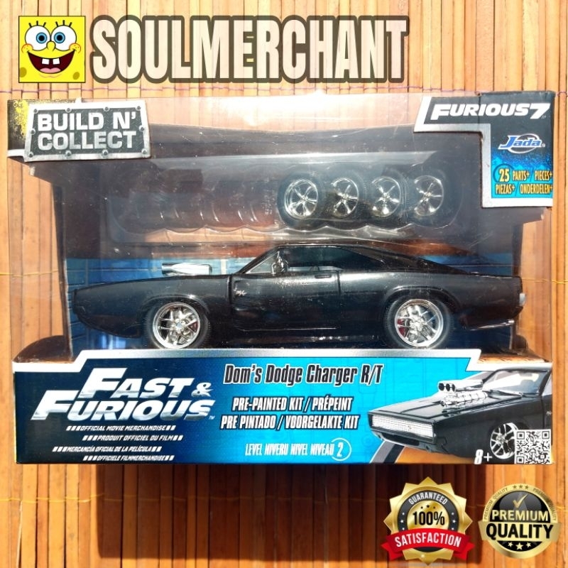 Jual Jada Skala 1 24 Fast And Furious Doms Dodge Charger R T Muscle Car
