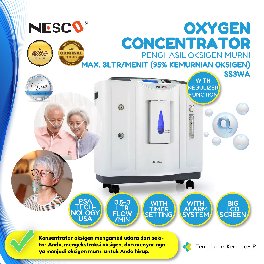 Jual Oxygen Concentrator (3Ltr)/ ALAT BANTU PERNAFASAN | Shopee Indonesia