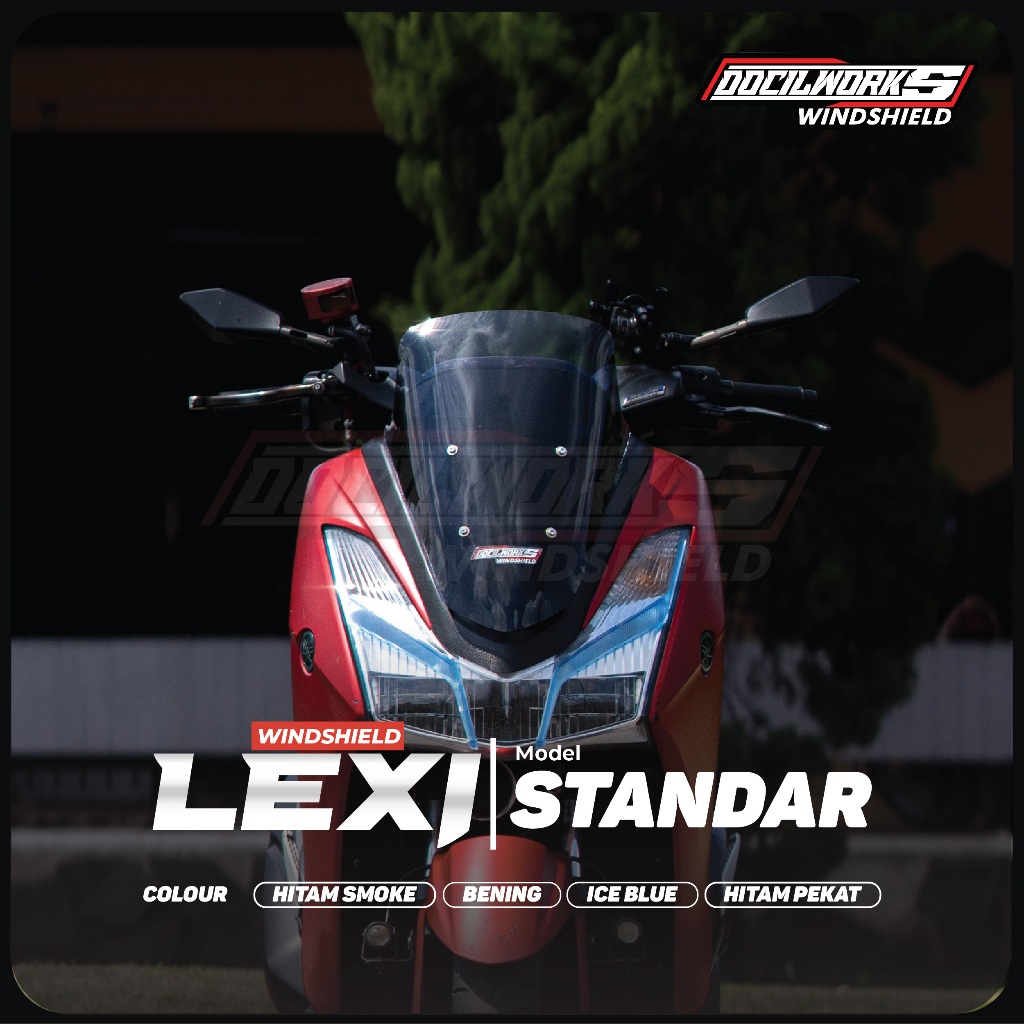 Jual Docilworks - Visor Windshield Standar Yamaha Lexi Old 125 | Shopee ...