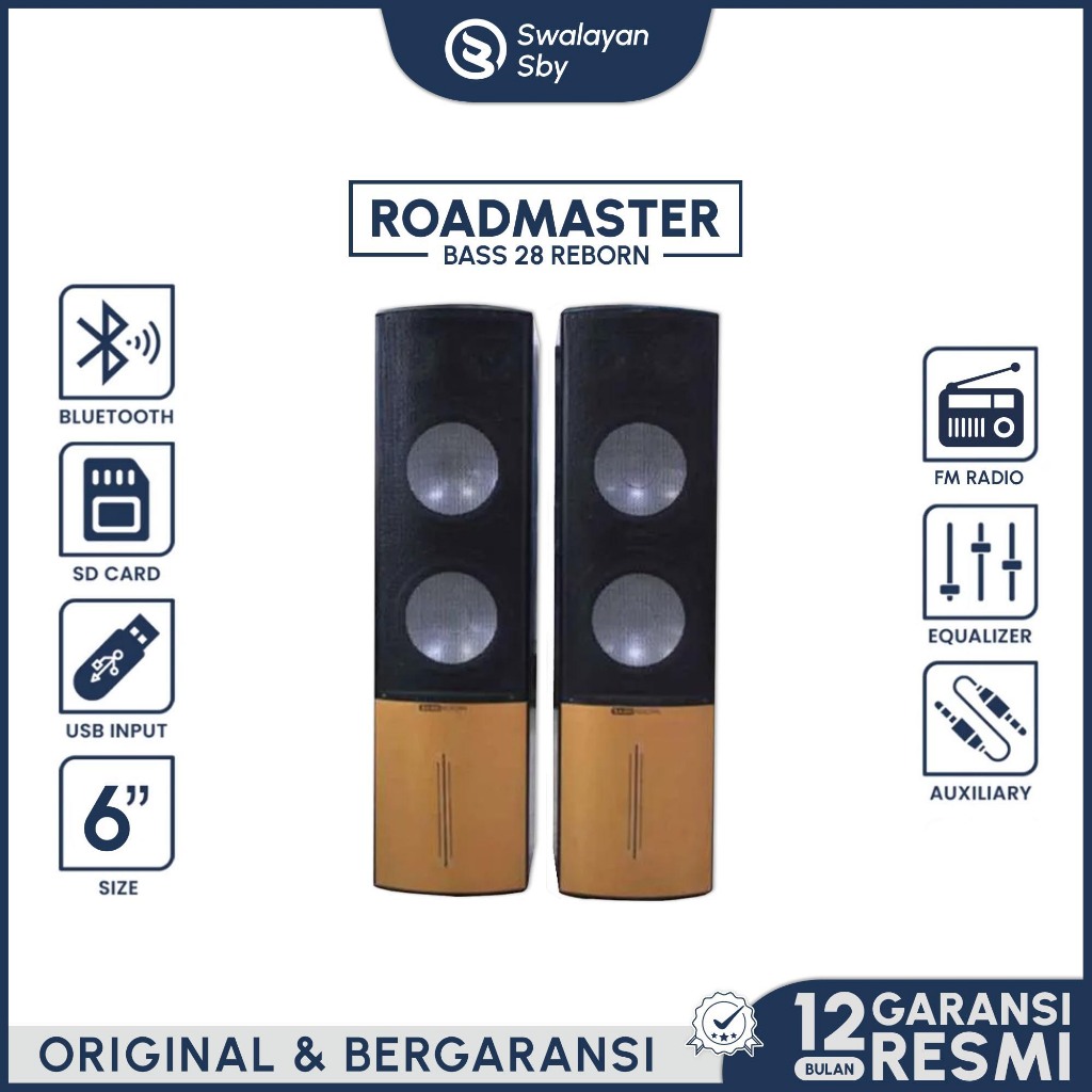 Jual SPEAKER BLUETOOTH SPEAKER AKTIF SPEAKER KARAOKE SPEAKER ROADMASTER ...