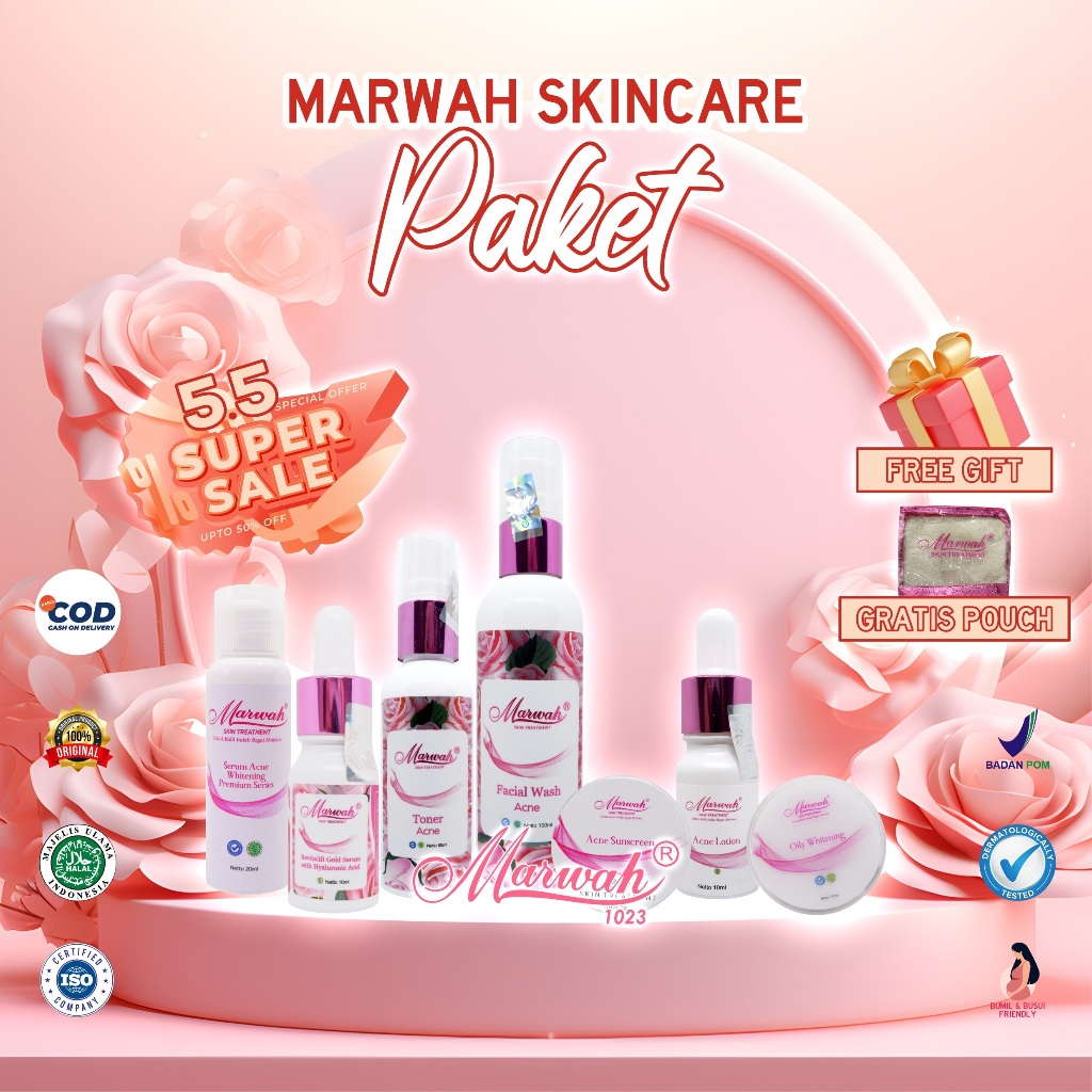 Jual Marwah Skincare Paket Kecantikan BPOM Solusi Kecantikan ...