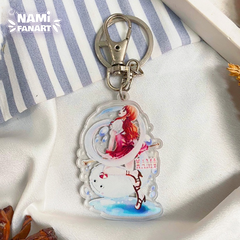 Jual One Piece Nami Zeus Gantungan Kunci Keychain Anime Merchandise ...