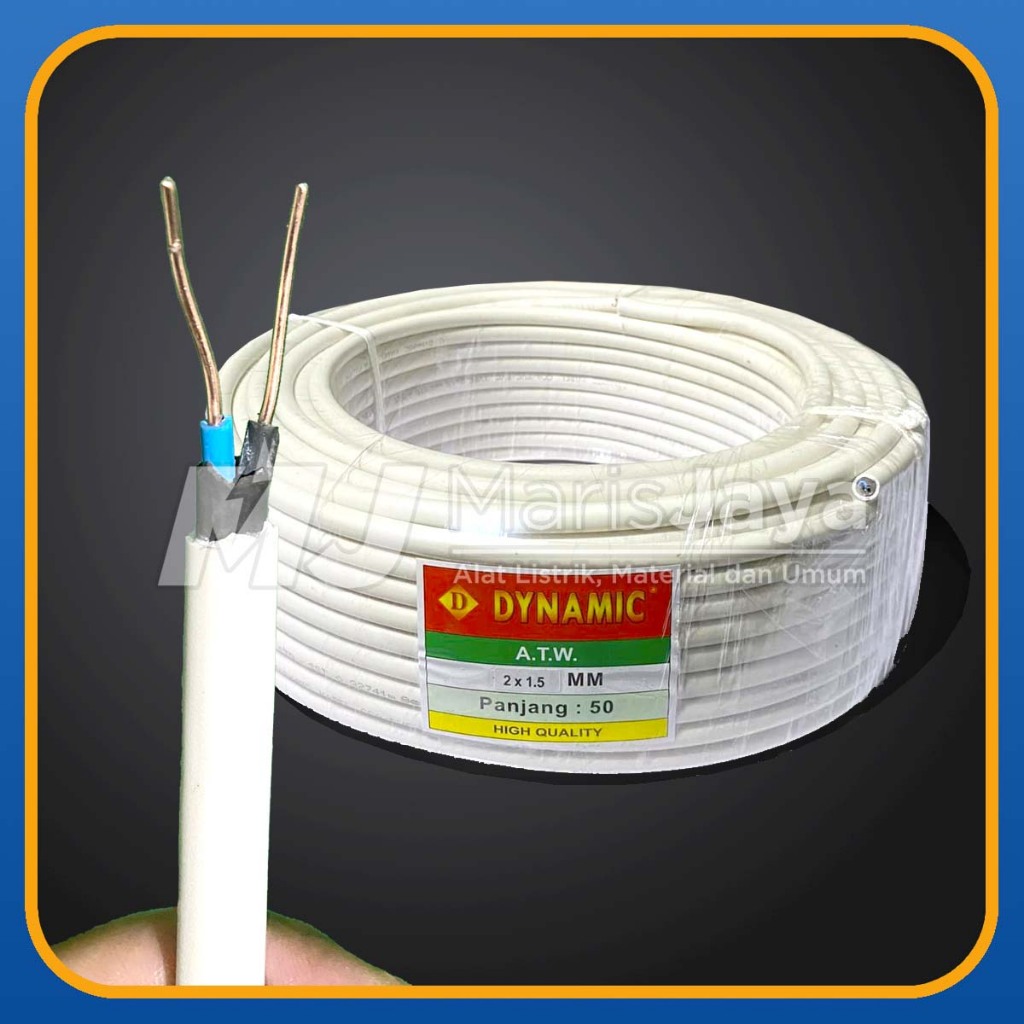 Jual Kabel NYM (Kabel Tunggal) 2x1,5 DYNAMIC / Kabel Listrik 2x1.5 (PER ...