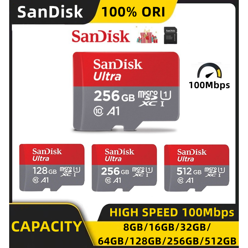 Jual Memory card 512GB/256GB/128GB/64GB/32GB/16GB/8GB Memori Card Speed ...