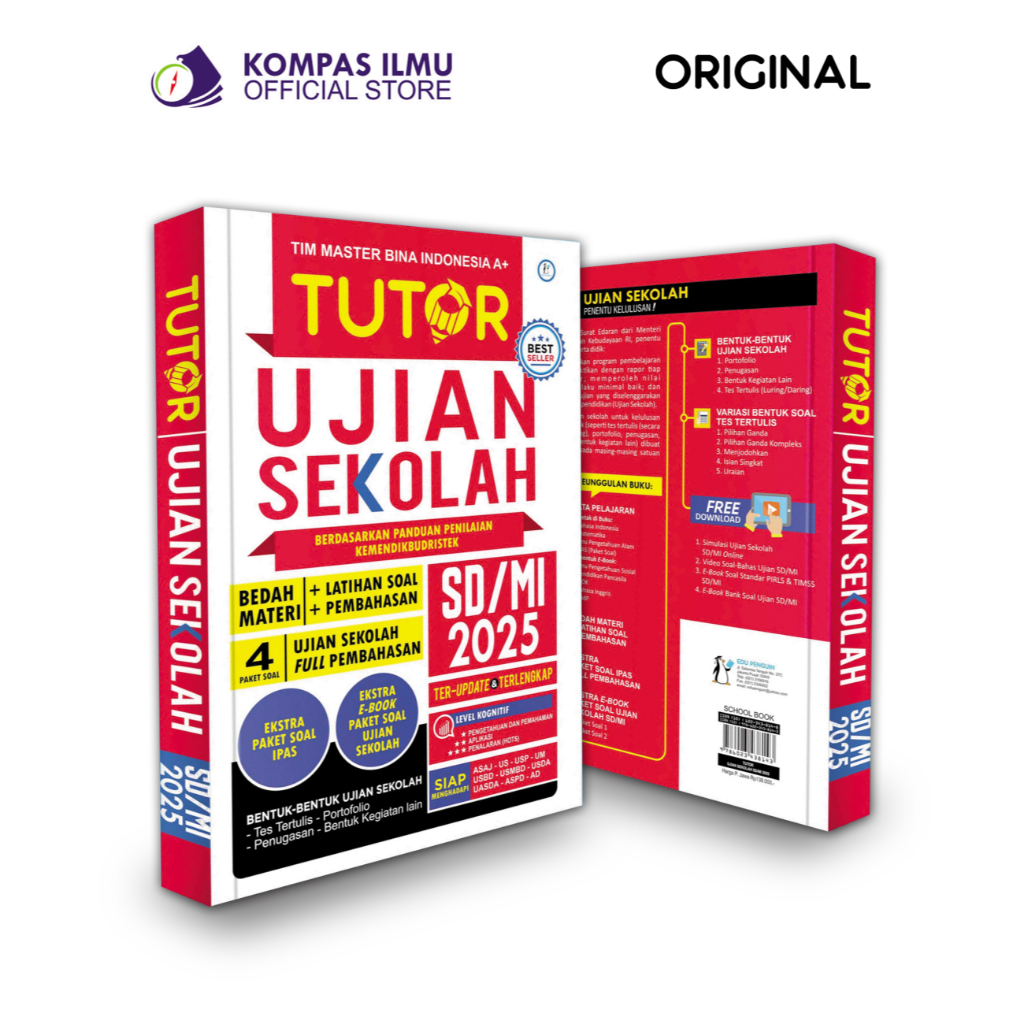 Jual Buku Ujian Sekolah SD MI 2025 - Tutor US SD MI 2025 Terupdate Terlengkap | Shopee Indonesia