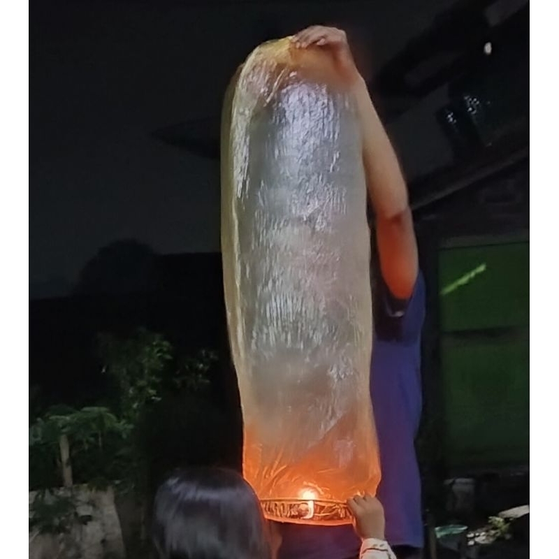 Jual Lampion balon plastik terbang sky lantern new year imlek dll ...