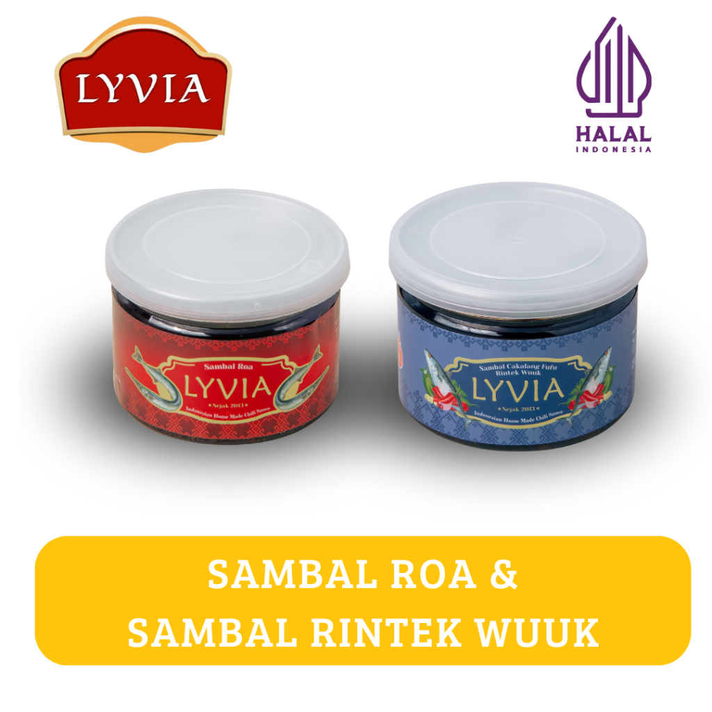 Jual Lyvia Bundling Sambal Roa dan Sambal Rintek Wuuk | Shopee Indonesia