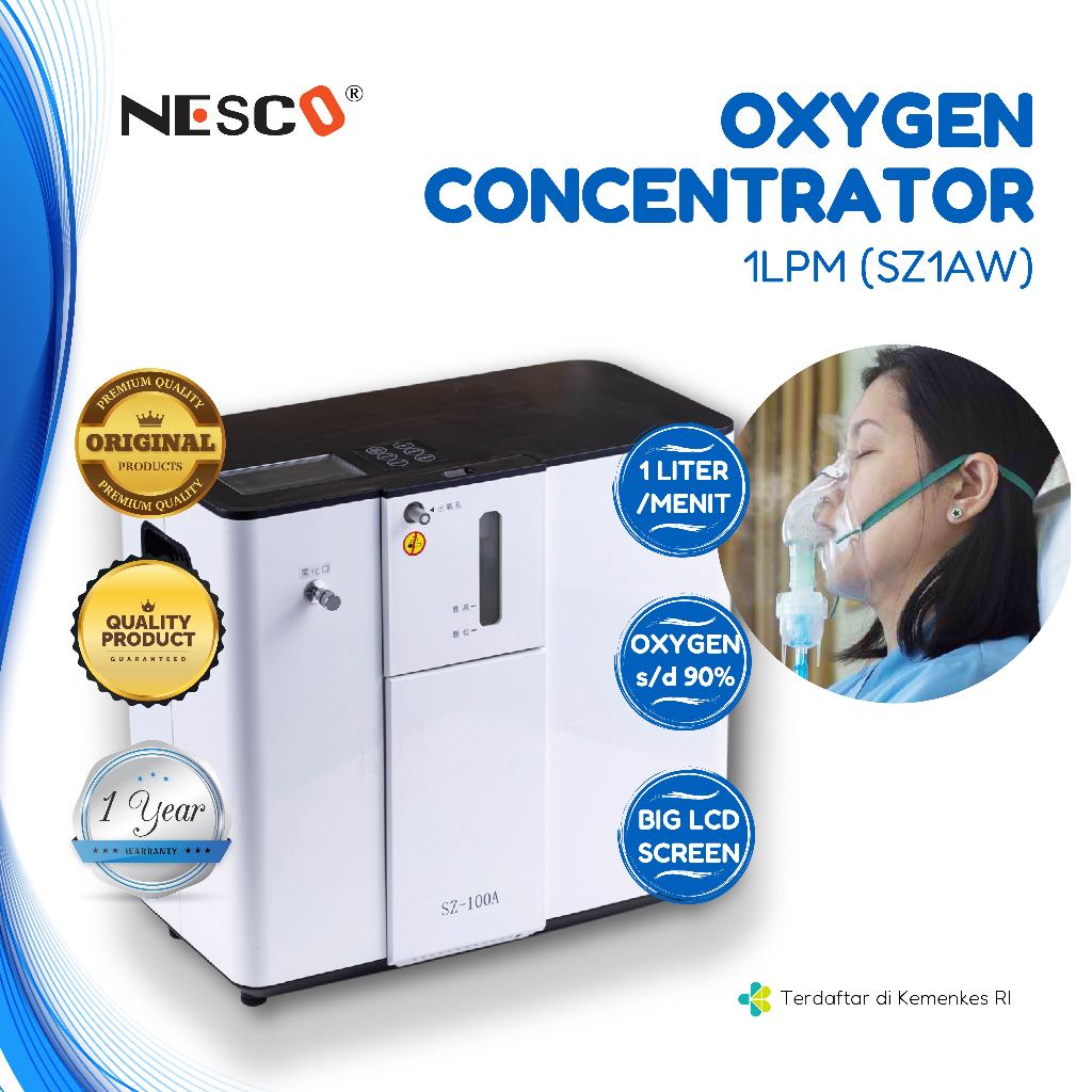 Jual Nesco Oxygen Concentrator - Oksigen Konsentrator 1LPM (SZ-1AW ...