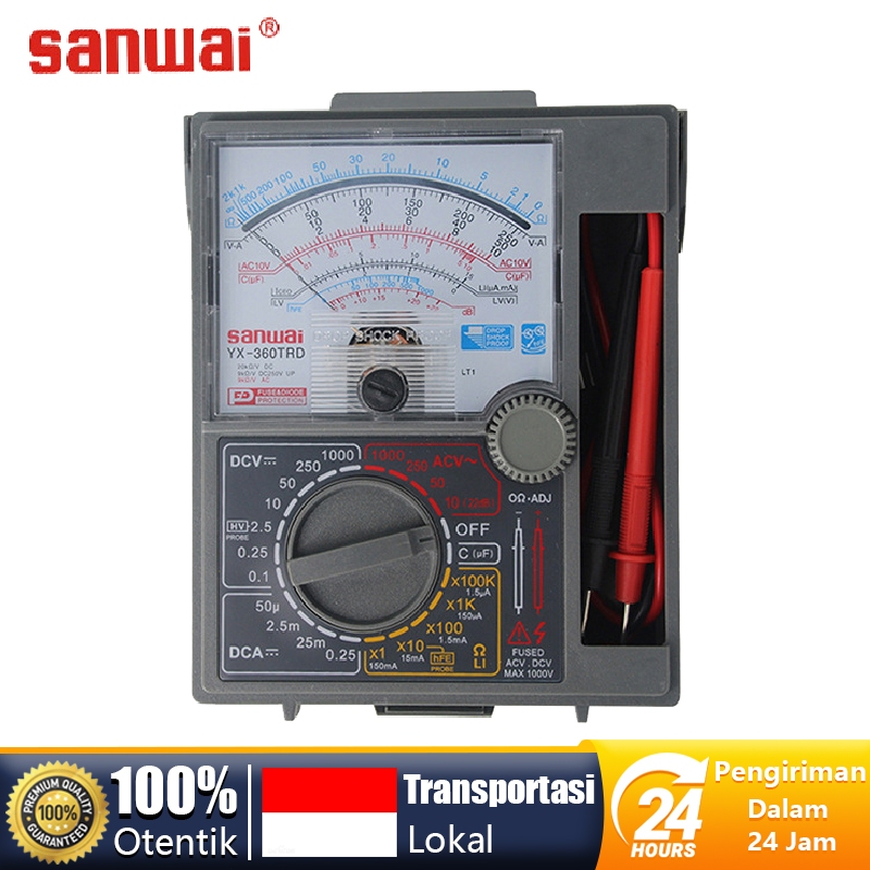 Jual SANWAI Multimeter / AVOMETER ANALOG SANWA YX-360TRD | Shopee Indonesia