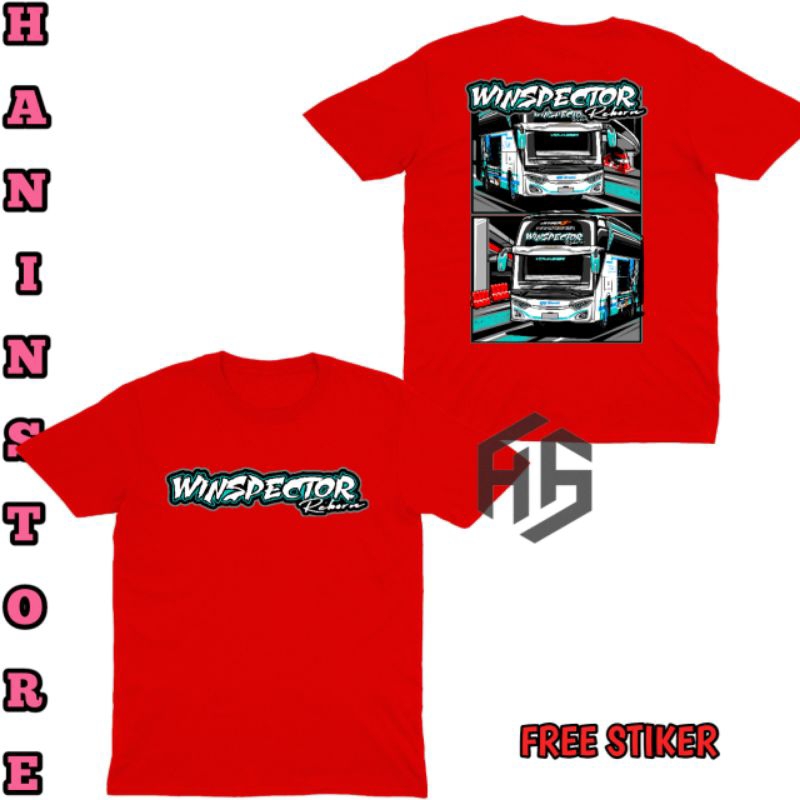 Jual Kaos Anak Winspector Bus Mania Mobil telolet Baju Anak Laki Laki Perempuan COD | Shopee ...