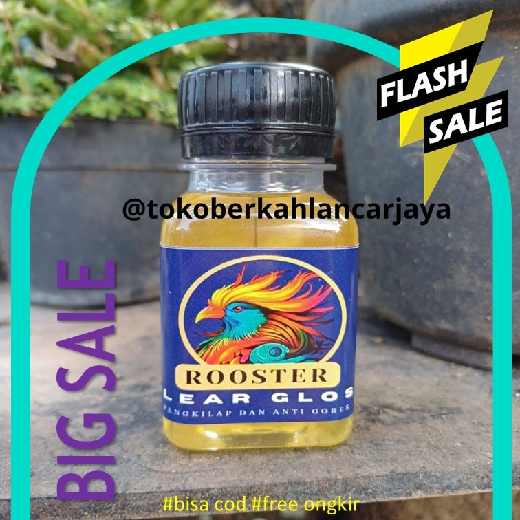 Jual (OLES)50ML CLEAR GLOSS Melapisi, Menambah Glossy dan Anti Gores Pewarna Logam Cat Velg ...