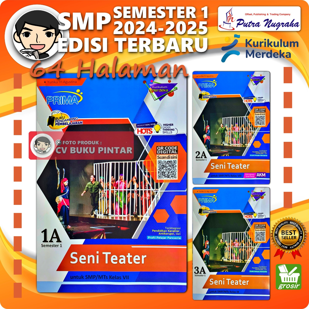 Jual BUKU LKS SENI TEATER SMP KELAS 7 8 9 SEMESTER 1 2024-2025 KURIKULUM MERDEKA KURMER | Zamrud ...