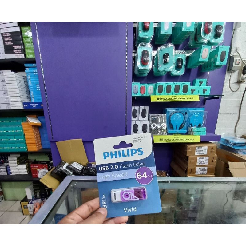 Jual flashdisk Philips 64Gb Usb 2,0 original | Shopee Indonesia