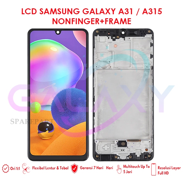 Jual Grosir LCD Samsung Galaxy A31 / A315 + FRAME (NON FINGER) - Original Quality (Garansi 1 ...