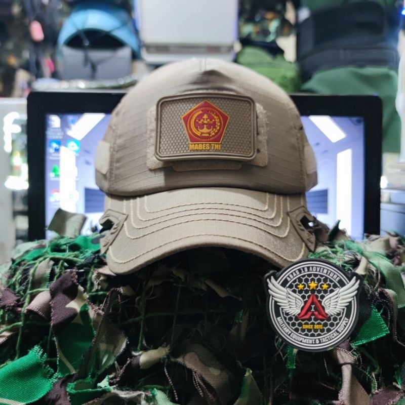 Jual Topi Baseball Caps Tactical GURUN MABES TNI COAK Model LASER CUT ...