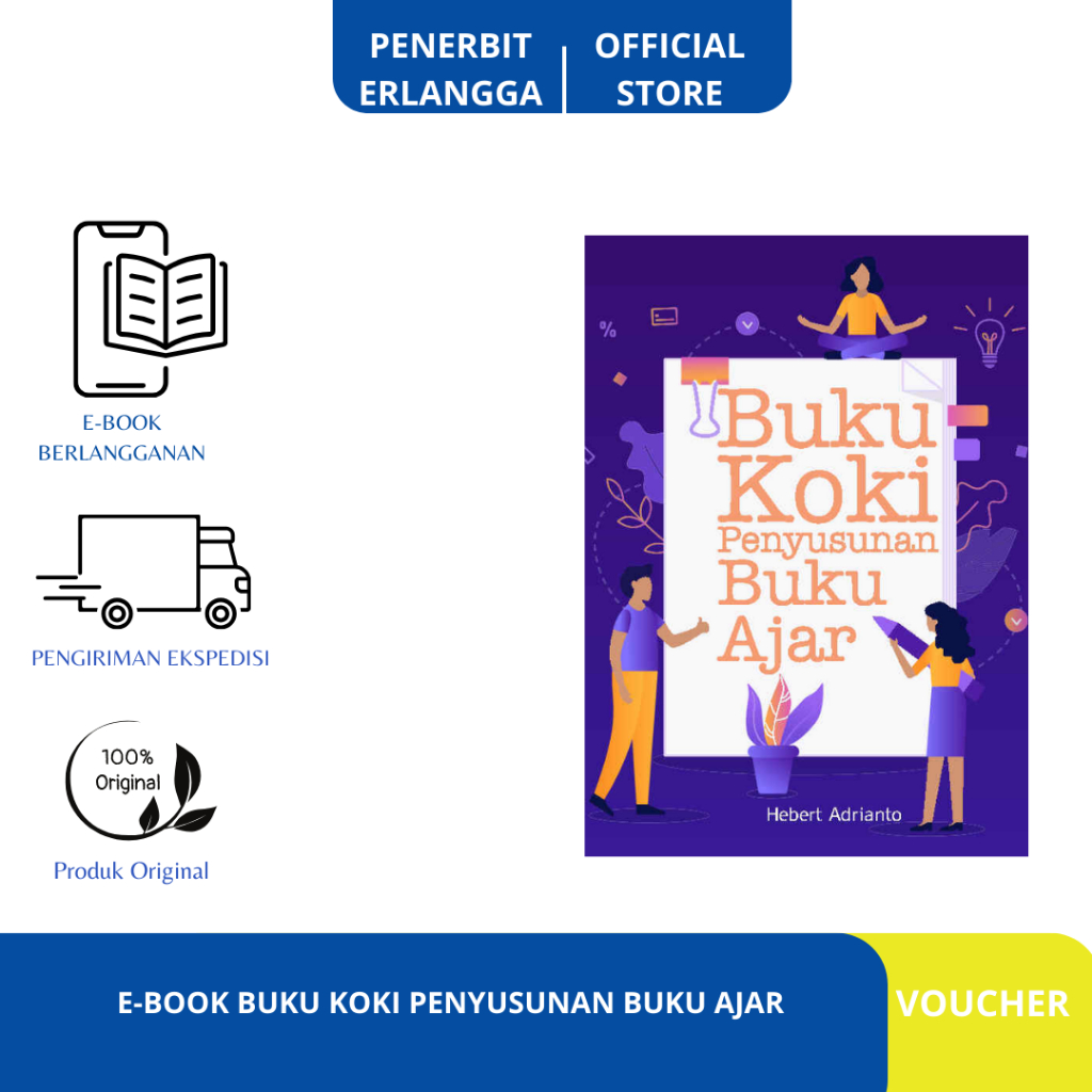 Jual [Erlangga Official] VOUCHER E-BOOK BUKU KOKI PENYUSUNAN BUKU AJAR ...