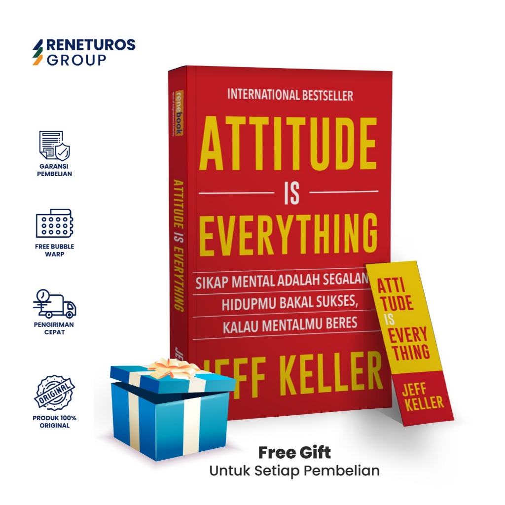 Jual Renebook Attitude is Everything Buku Pengembangan Diri Self Improvement - Jeff Keller ...
