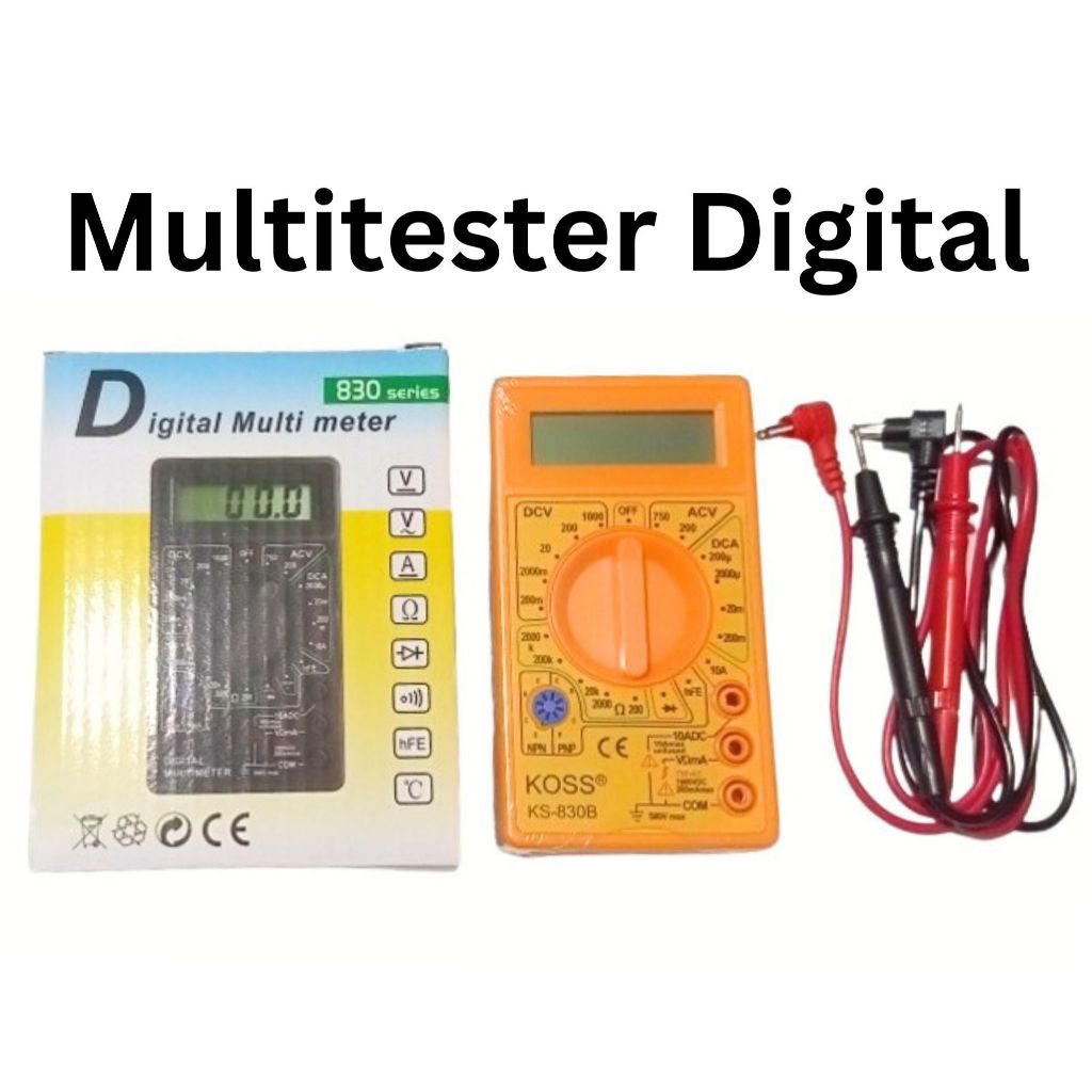 Jual Multimeter Digital Multitester ~ Avometer / Multitester | Shopee ...