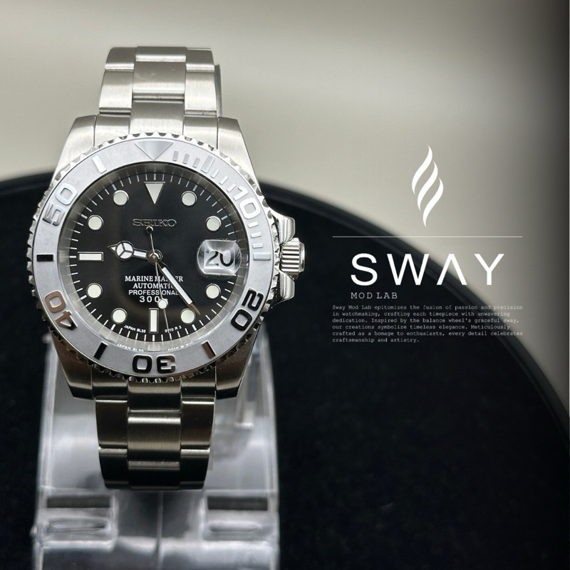 Jual Seiko Submariner Mod Silver YM Bezel NH35 Automatic Sapphire 40mm | Shopee Indonesia