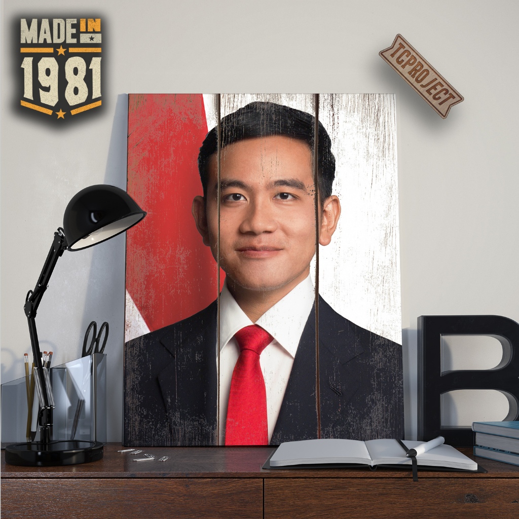 Jual Poster Mas Wapres Gibran rakabuming vintage - Hiasan dinding ...