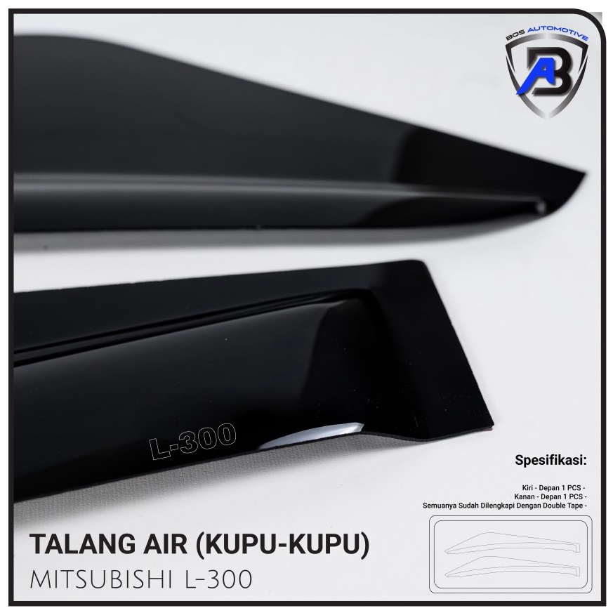 Jual ART H8L Talang Air Pintu Mobil Mitsubishi L3 Model Kupu Kupu 2 ...