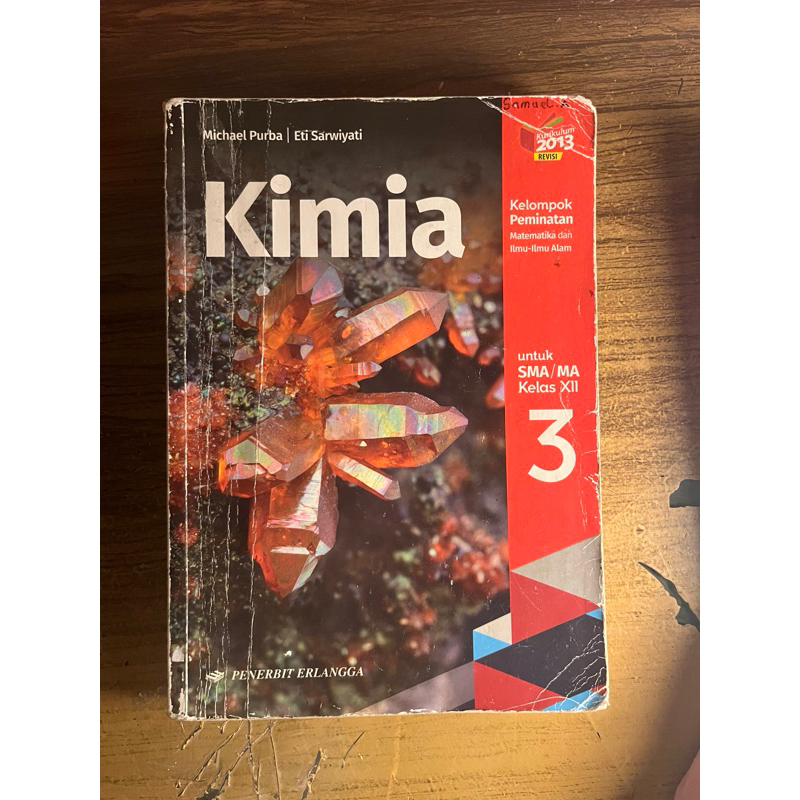 Jual BUKU KIMIA KELAS 12 XII PENERBIT ERLANGGA MICHAEL PURBA, ETI ...