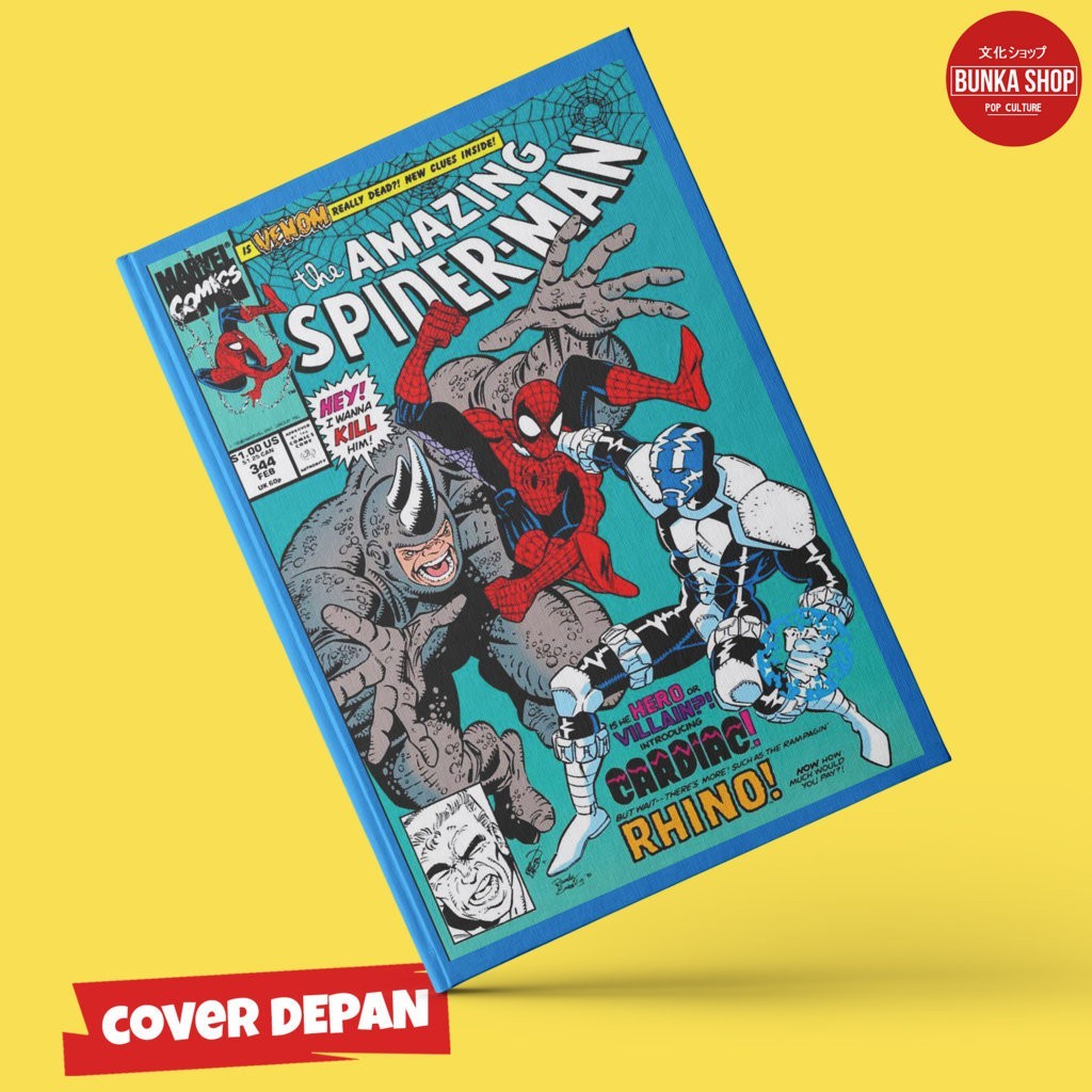Jual Pocket Note Marvel Komik Klasik Spiderman Hardcover A6 Buku Tulis ...