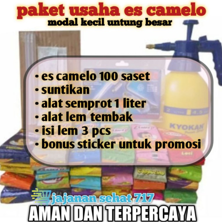 Jual Harga lebay PAKET USAHA ES CAMELO KOMPLIT tinggal produksi modal ...