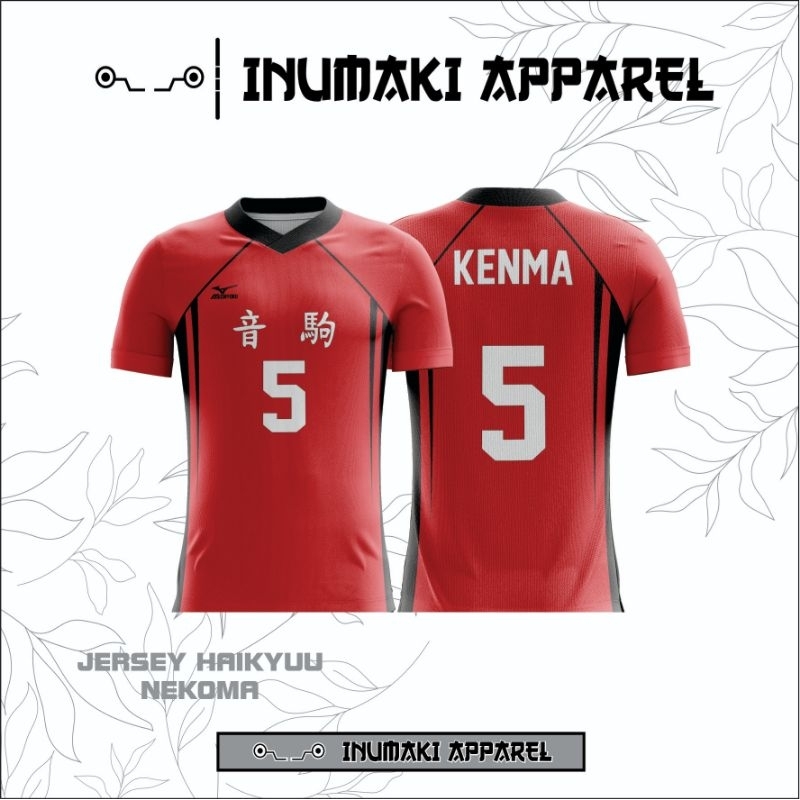 Jual Jersey Anime Haikyuu - Nekoma Highschool Kenma (Berkerah) Bisa ...