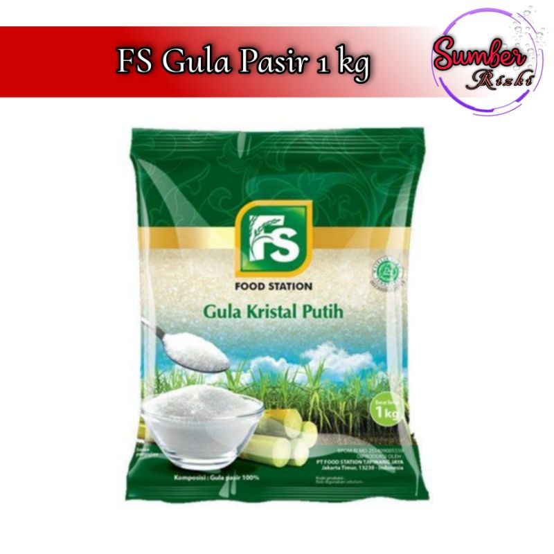 Jual FS Gula Pasir Kristal Putih 1 kg | Shopee Indonesia