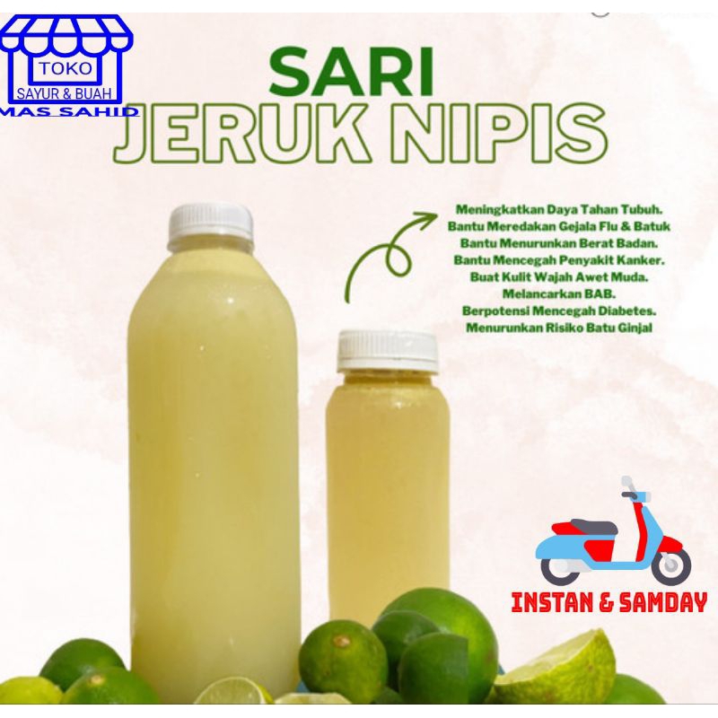Jual Sari Jeruk Nipis Murni Air Jeruk Nipis Asli Tanpa Campuran ...