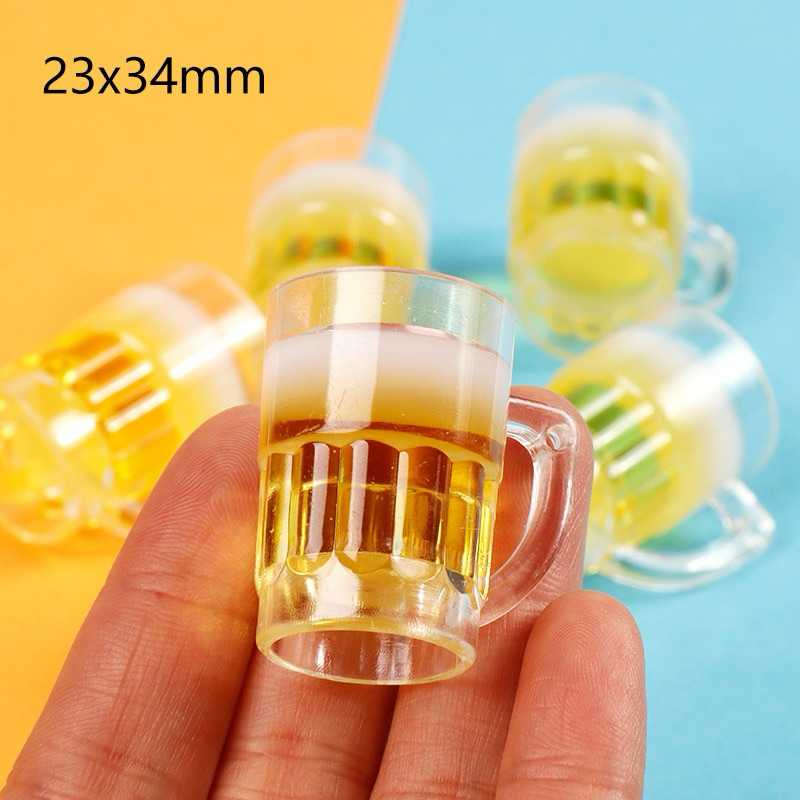 Jual Miniatur Minuman Beer Untuk Hiasan / Mainan DIY Miniatur Gelas ...