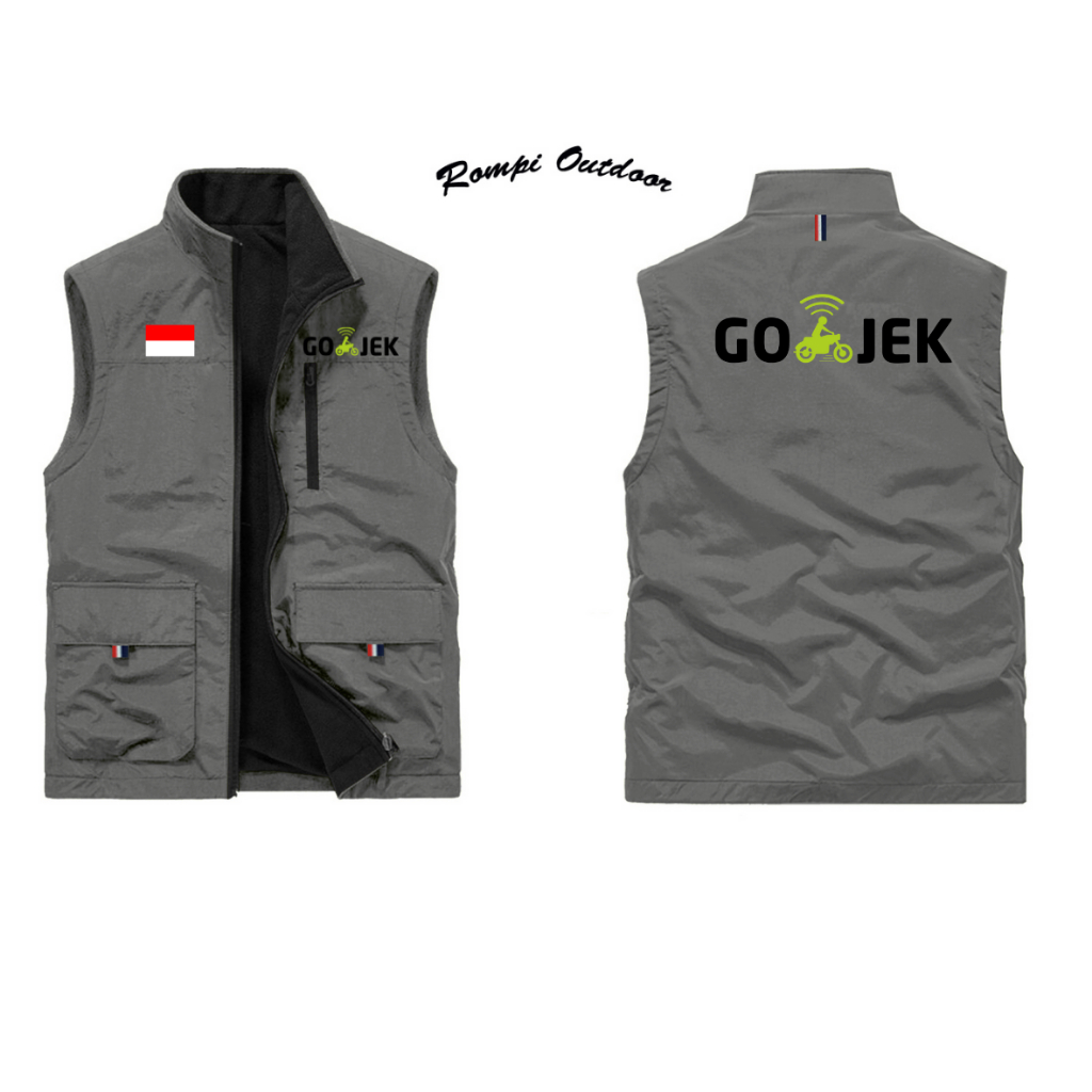 Jual diskon..!! Rompi gojek pria original / rompi gojek pria wanita ...