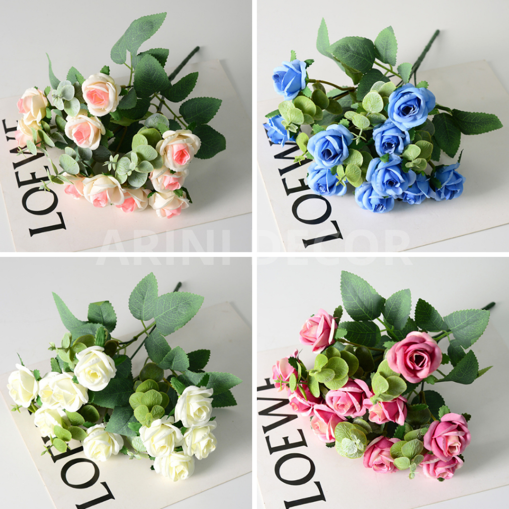 Jual B13 BUNGA IKAT MAWAR KECIL / BUNGA ARTIFICIAL / BUNGA PALSU ...