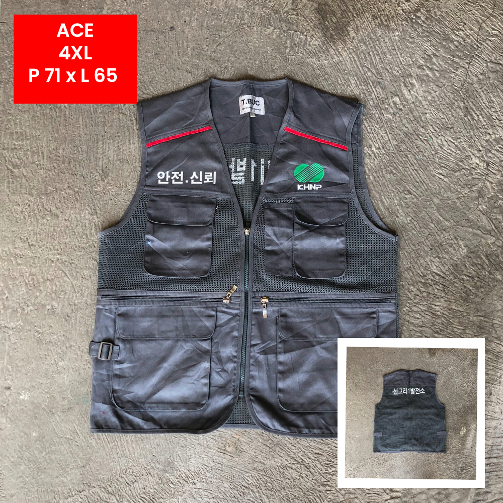Jual VEST ROMPI Tactical VOL 6 Lapangan / Proyek / Kerja / Cargo ...