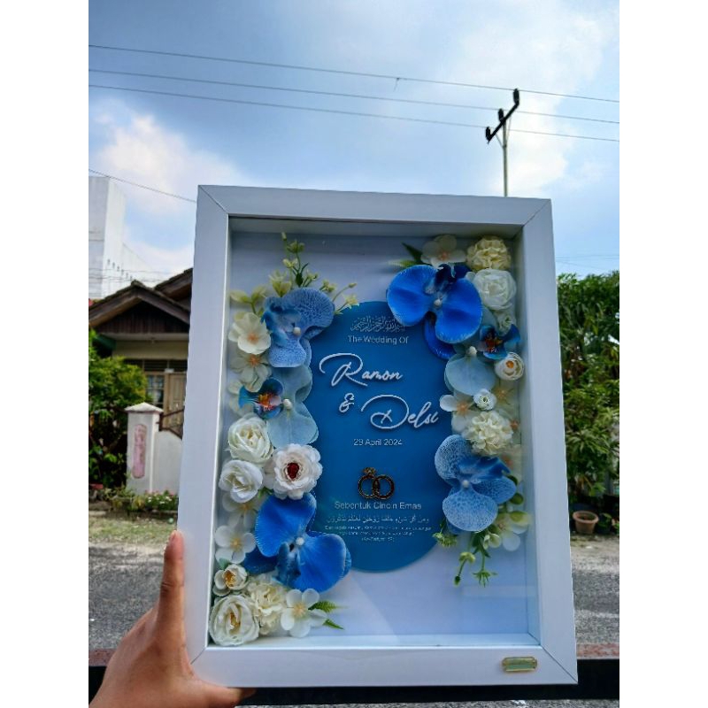 Jual MAHAR BINGKAI UKURAN 30X40 ACRILIC TULISAN TIMBUL BISA RIKUES TEMA ...