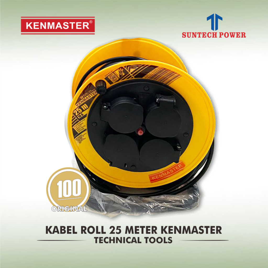 Jual Kabel Roll Kenmaster 25 Meter Dan 50 Meter High Quality Sambungan ...