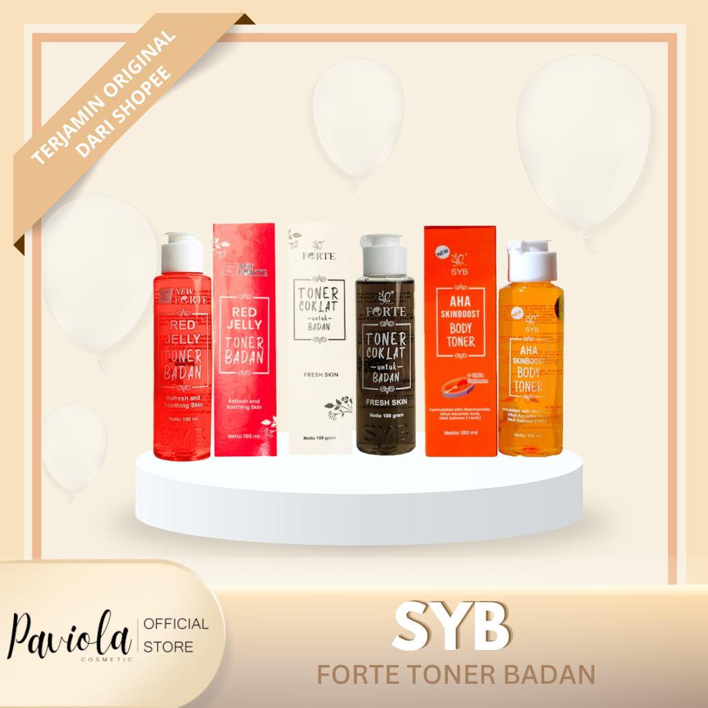 Jual ⚡Paviola⚡ SYB Forte Toner Badan - SYB Red Jelly - SYB Coklat ...
