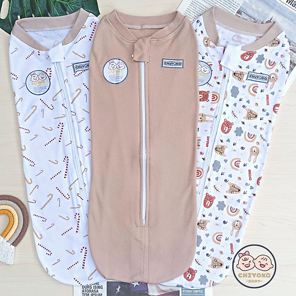 Jual 3 pcs Bedong INSTAN RESLETING Bayi Baru Lahir SERIAN COKLAT SUSU ...