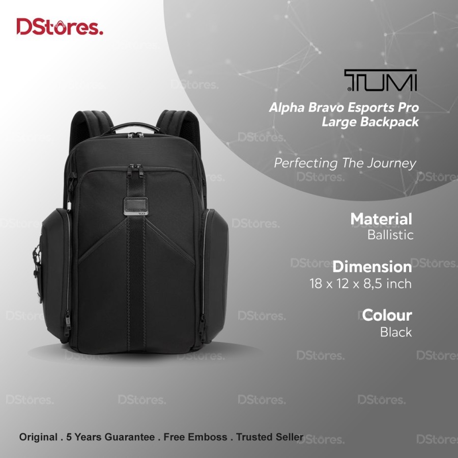 Jual Alpha Bravo Esports Pro Large Backpack - Black | Shopee Indonesia