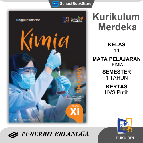 Jual Buku Kimia SMA MA Kelas XI 11 2 Kurikulum Merdeka Unggul sudarmo Penerbit Erlangga | Shopee ...