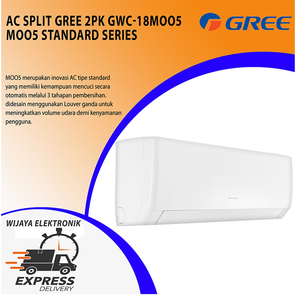 Jual AC SPLIT GREE 2 PK STANDART GWC18MOO5 UNIT ONLY | Shopee Indonesia