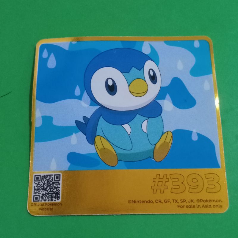 Jual Kartu Oreo Pokemon Piplup #393 | Shopee Indonesia