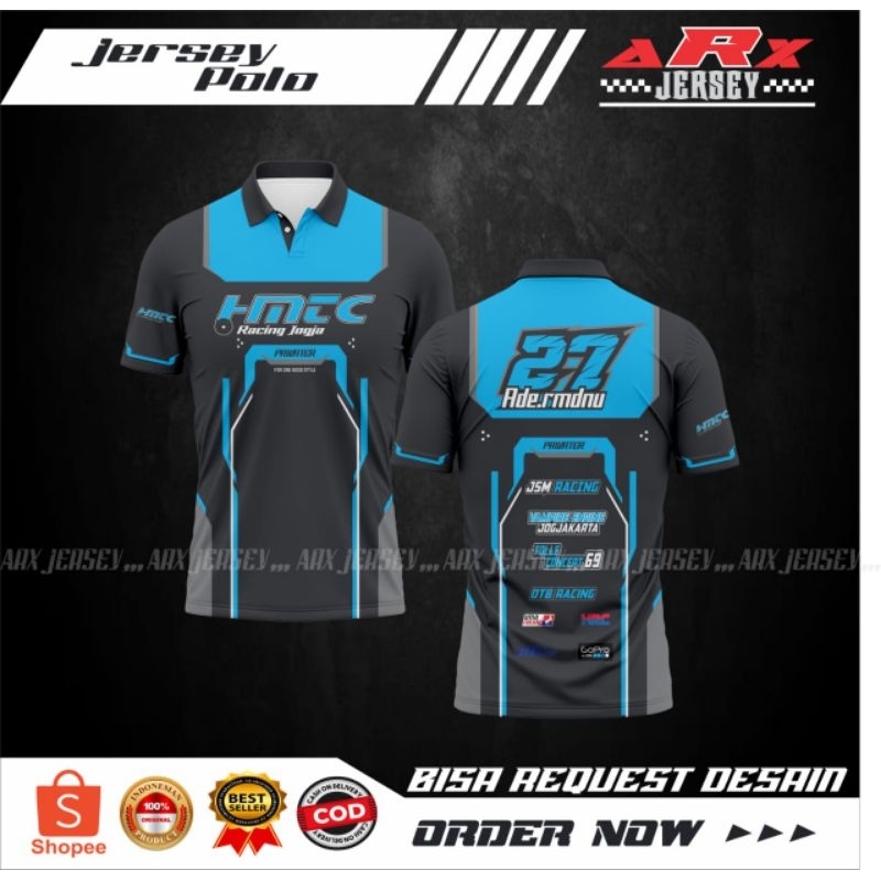 Jual jersey racing polo/kemeja free desain full printing | Shopee Indonesia