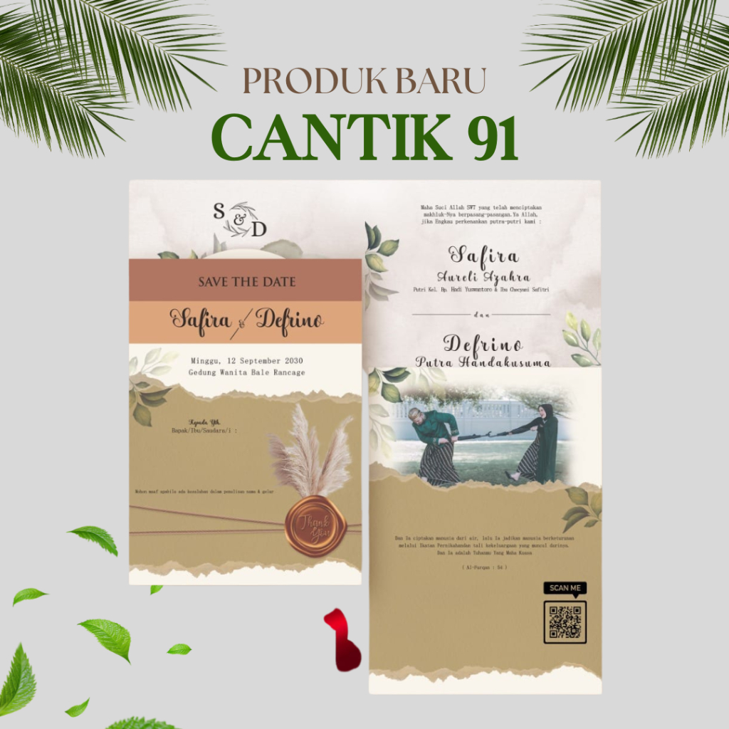 Jual Blangko Undangan Pernikahan Cantik 91 Terbaru Harga Murah Best Seller | Shopee Indonesia