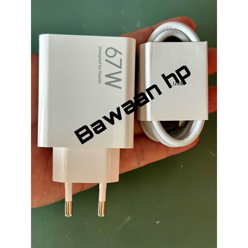 Jual Charger 67 watt COPOTAN BAWAAN Charger MDY 12 EH XMI TURBO 67 watt 67W desimal keluar ...