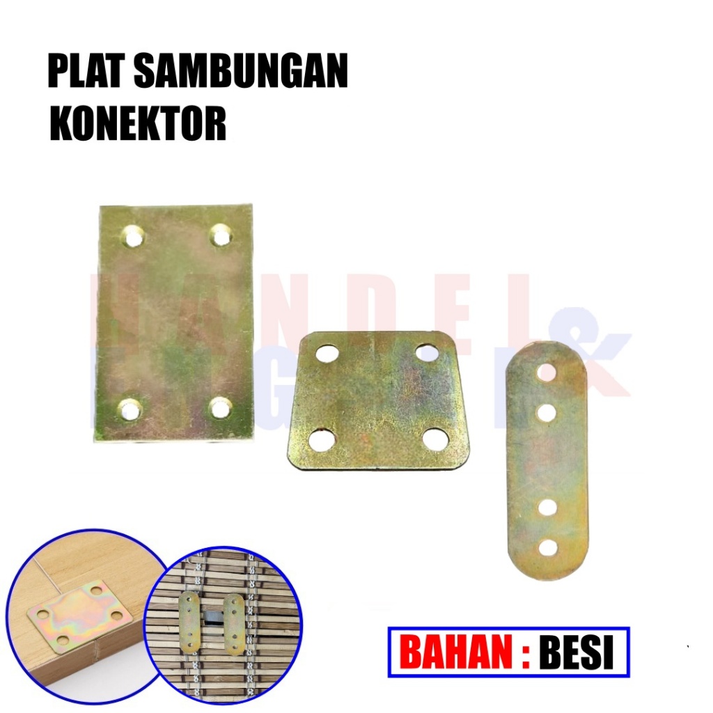 Jual Plat lurus sambungan konektor plat besi plat konektor lurus ...