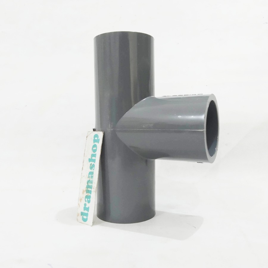 Jual Sok pipa sambungan cabang 3 keni kni knee T tee polos 1 in inch ...