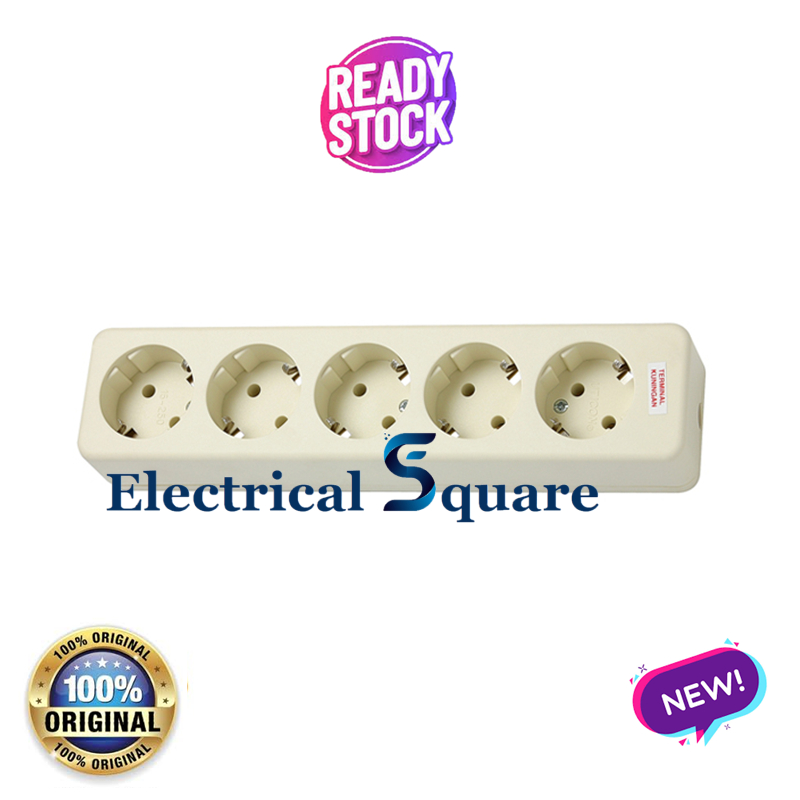 Jual Stop Kontak Arde Uticon OB 1 2 3 4 5 6 Lubang Putih ST-118 ST-128 ST-138 ST-148 ST-158 ST ...